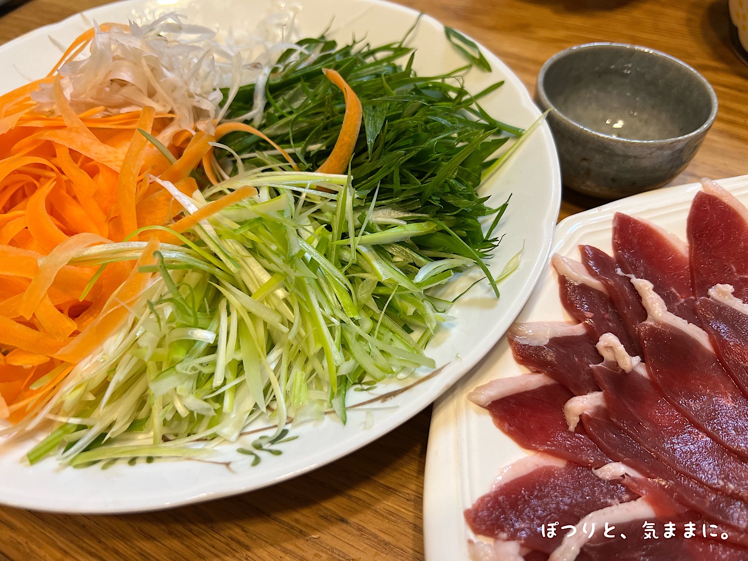 おうちで鴨鍋 │ ぽつりと、気ままに。